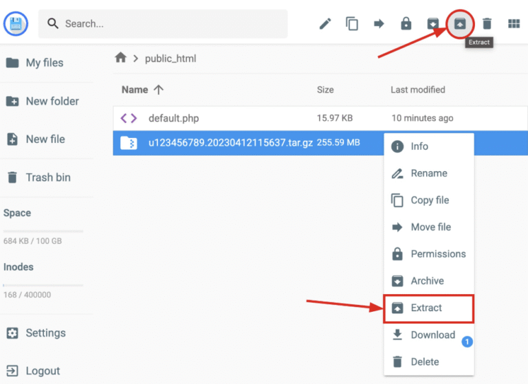How to Upload a Website from Backups - Hostinger Help Center
