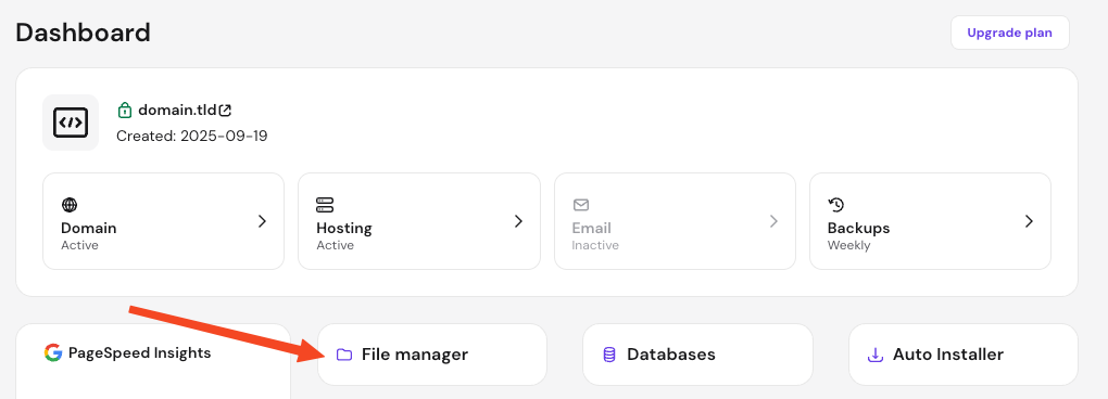 How to use the Hostinger File Manager