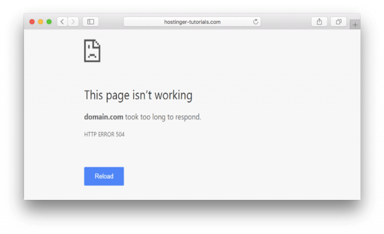 Fix 504 Gateway Timeout Error in WordPress
