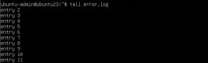 Linux tail Command Examples for 2025