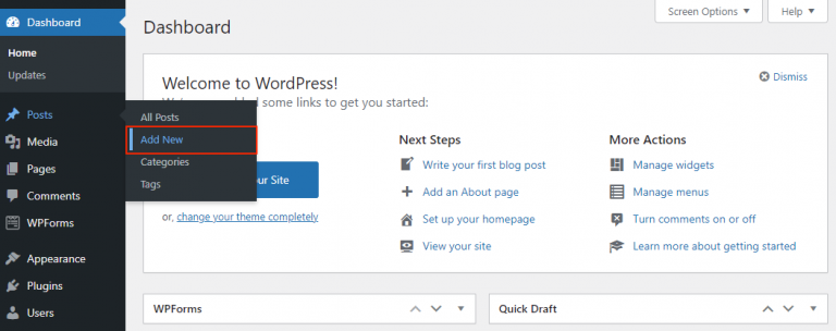 How to Create a Post in WordPress