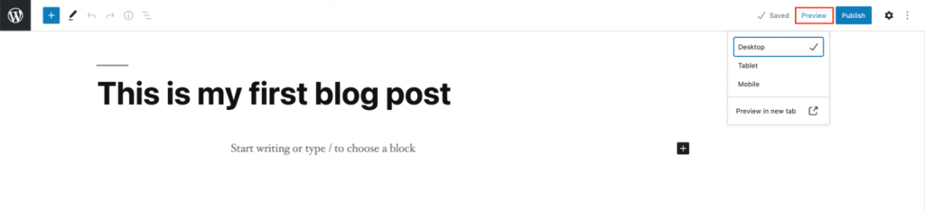 How to Create a Post in WordPress