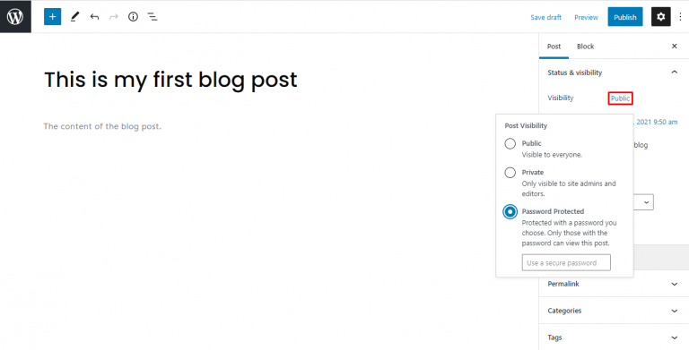 How to Create a Post in WordPress