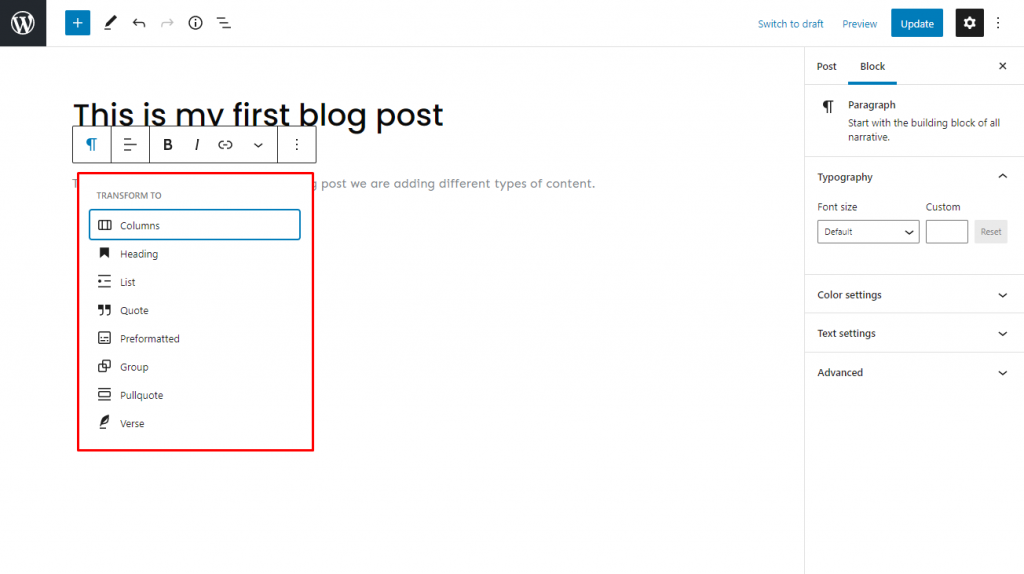How to Create a Post in WordPress
