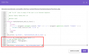 Fix Sorry, This File Type Is Not Permitted For Security Reasons WP Error