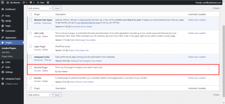 How to Create WordPress Plugin from Scratch - WP Plugin Development