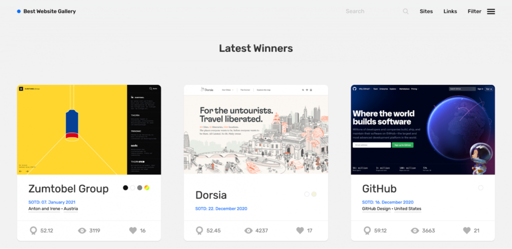 10 Best Website Design Inspirations to Start Your Website