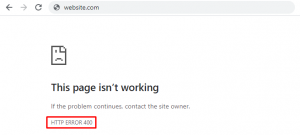400 Bad Request Error - 8 Simple Methods to Fix It