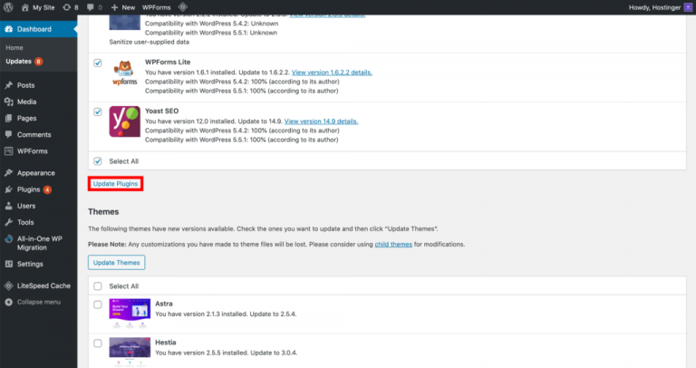How To Update Wordpress 4 Simple Solutions