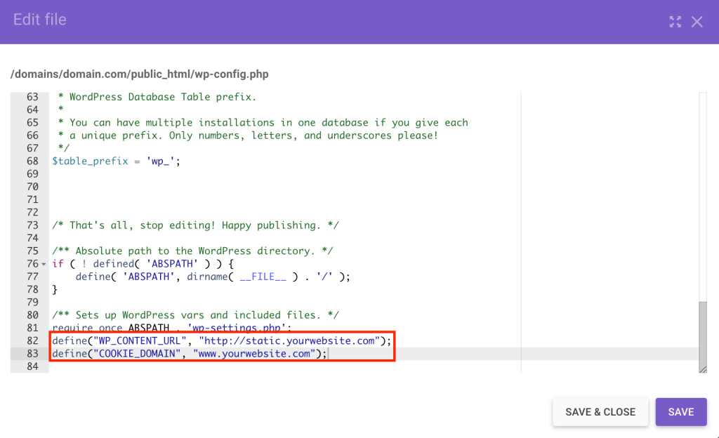 How to Use Cookie-Free Domains for WordPress - Step-by-Step