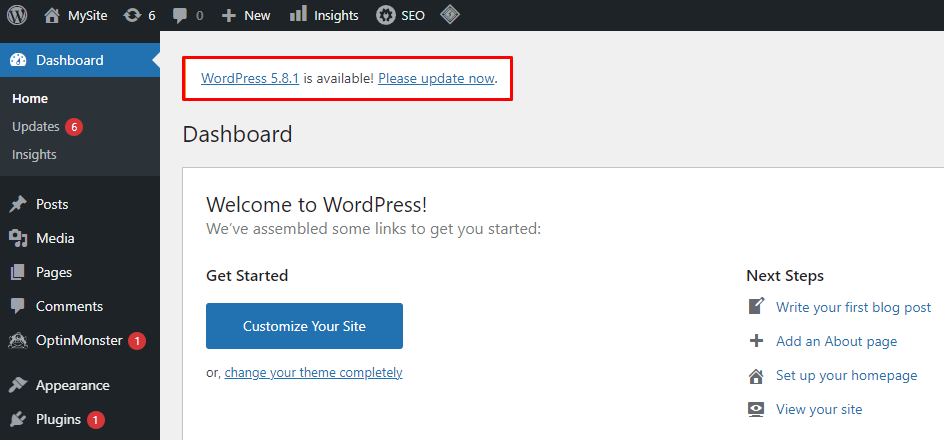 How To Update Wordpress 4 Simple Solutions