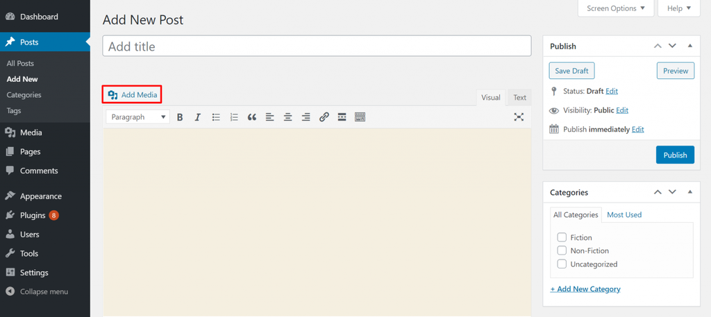 Media Library in WordPress: How to Upload + Plugin Suggestions