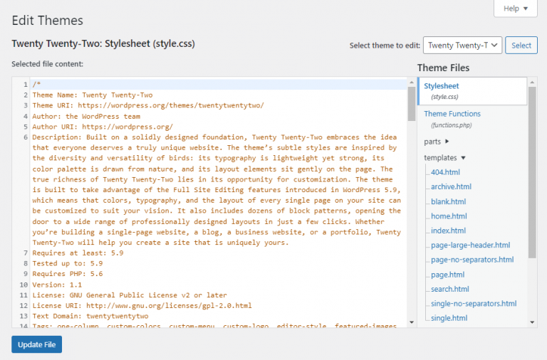 Wordpress Theme Editor What It Is Tips And Tricks And More 0145