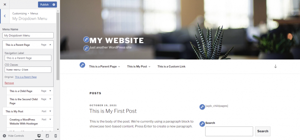 How to Create a WordPress Dropdown Menu Easily
