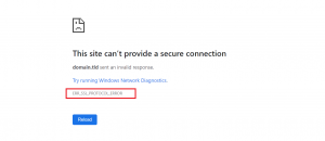 ERR_SSL_PROTOCOL_ERROR: 3 Easy Steps to Resolve It