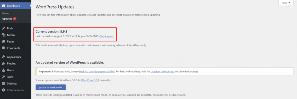 How to Downgrade WordPress Website to a Previous Version