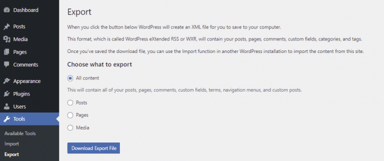 Wordpress Export Posts 4 Methods That Work 2339