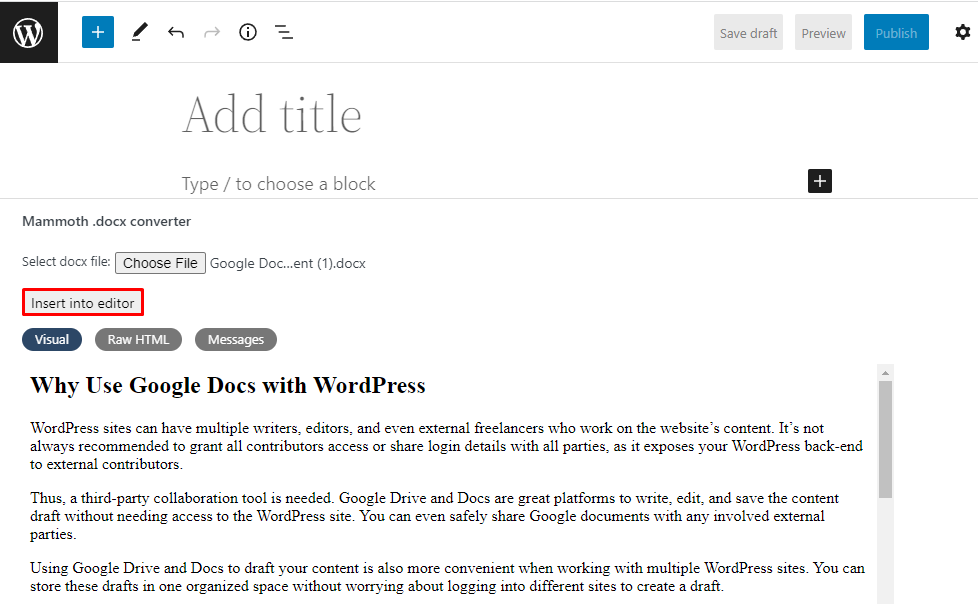 How to Import Text and Images from Google Docs to WordPress