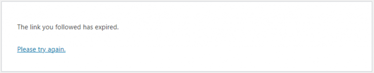 How to Fix the Link You Followed Has Expired (3 Methods)
