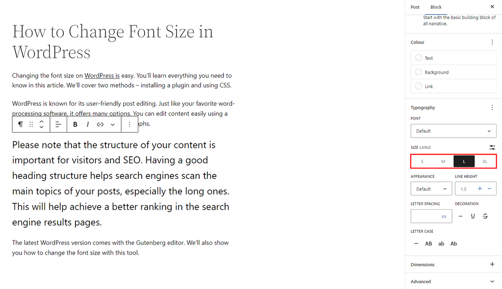 Change Font Size WordPress Easy Guide With Tips Tricks 2023