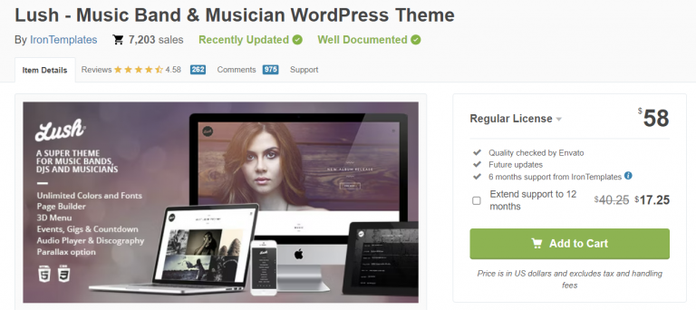 20 Best Music WordPress Theme Options for Musicians