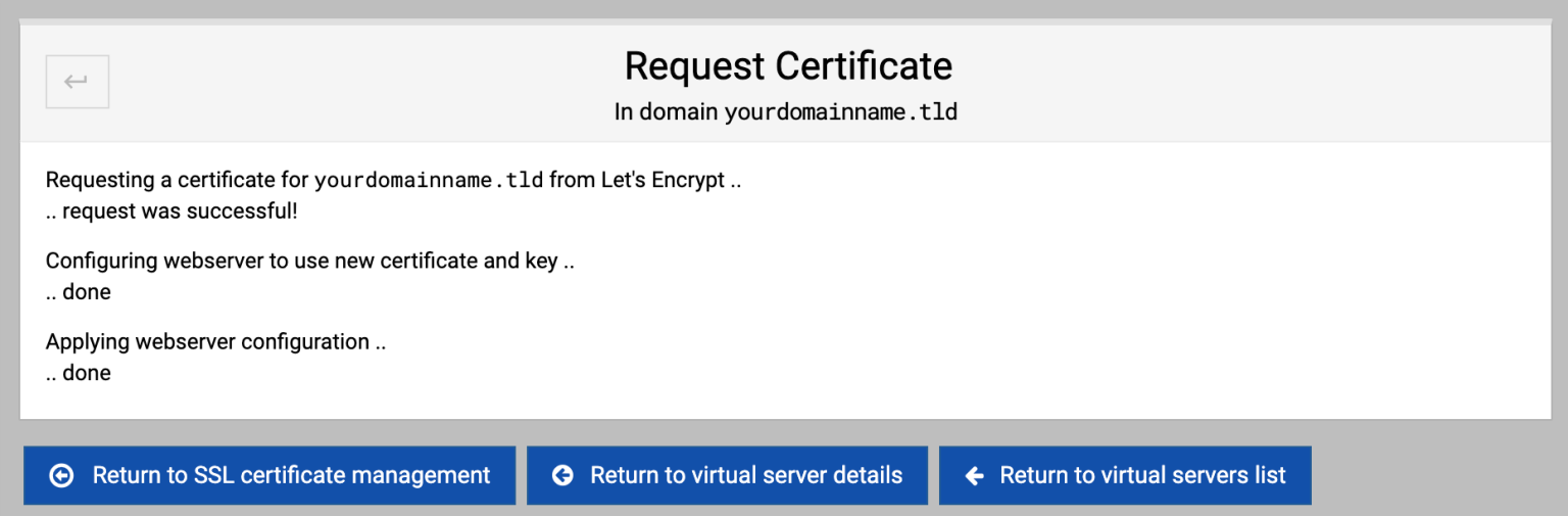 How to Install Let’s Encrypt SSL on Webmin