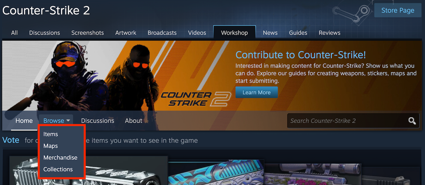 How to play Workshop maps in Counter-Strike 2
