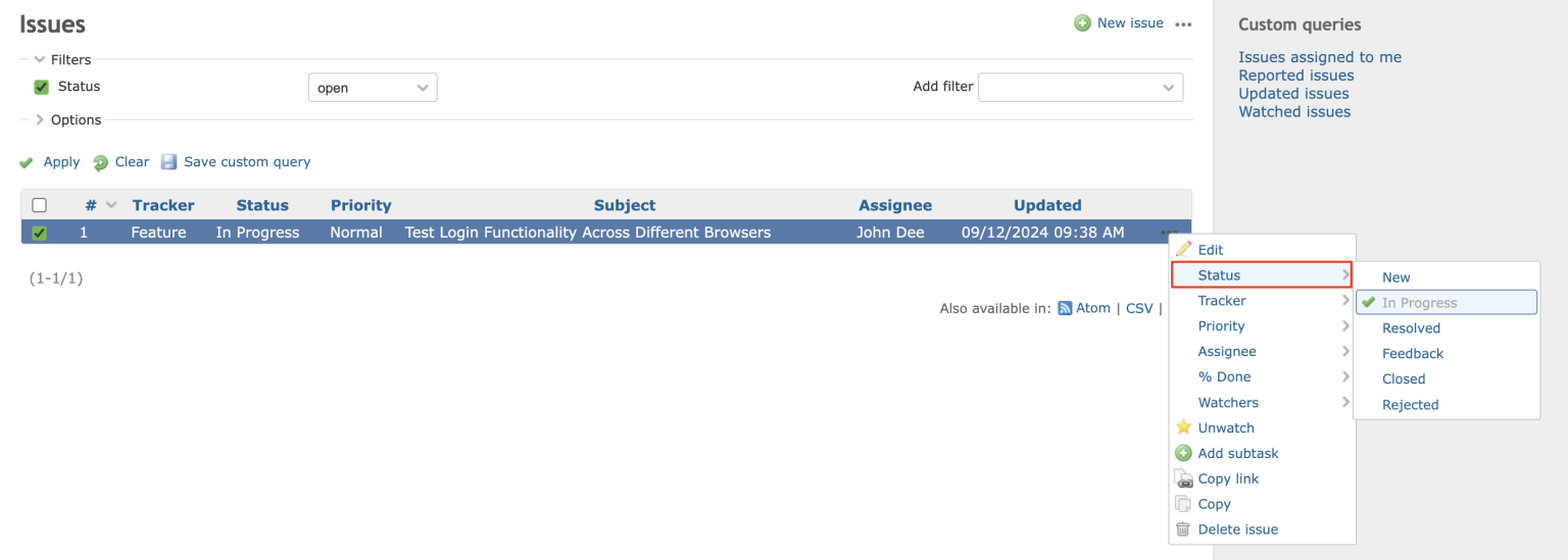 How to install and use Redmine for Project Management