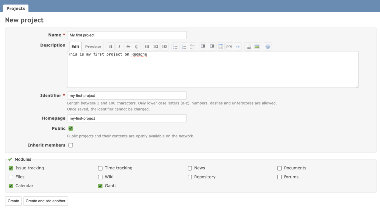 How to install and use Redmine for Project Management