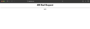 How to Fix 400 Bad Request Error in 2024
