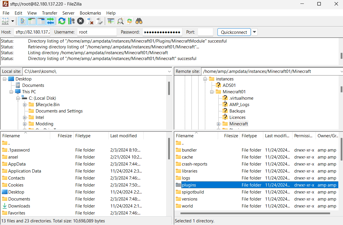 How to add plugins to a Minecraft server