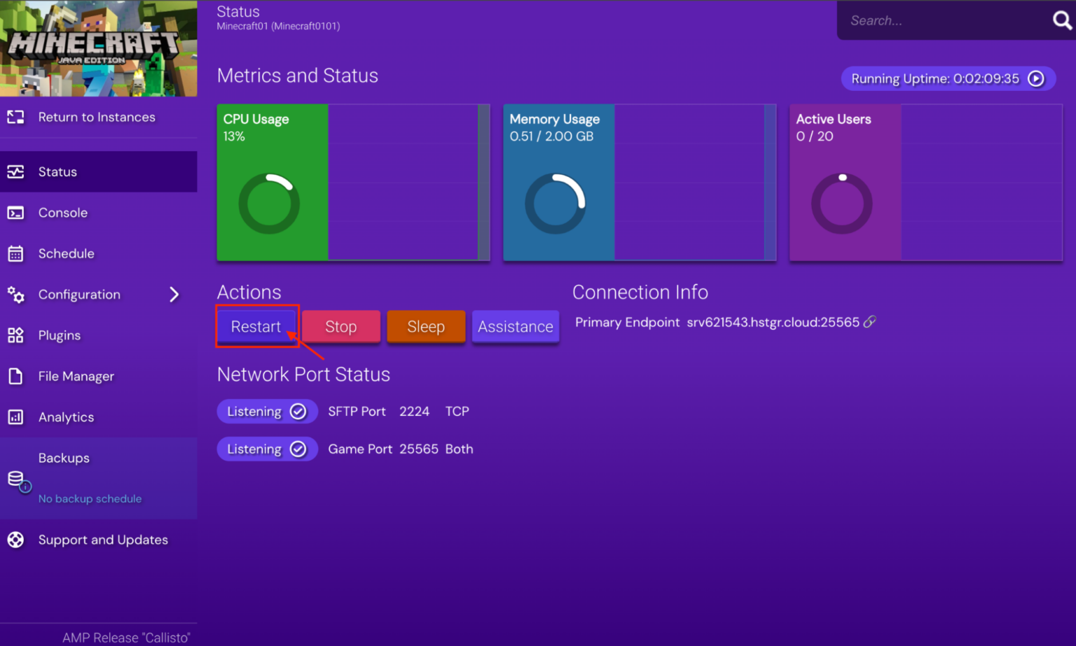 How to configure Minecraft server properties file