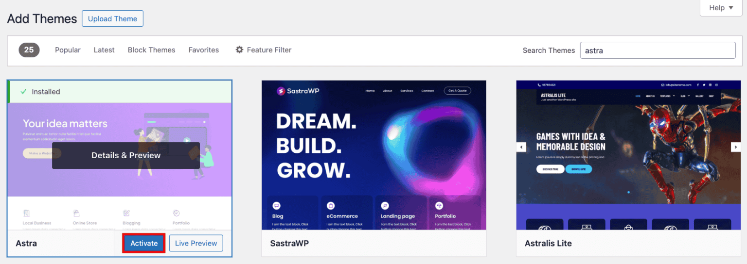 How to use WordPress to build a website