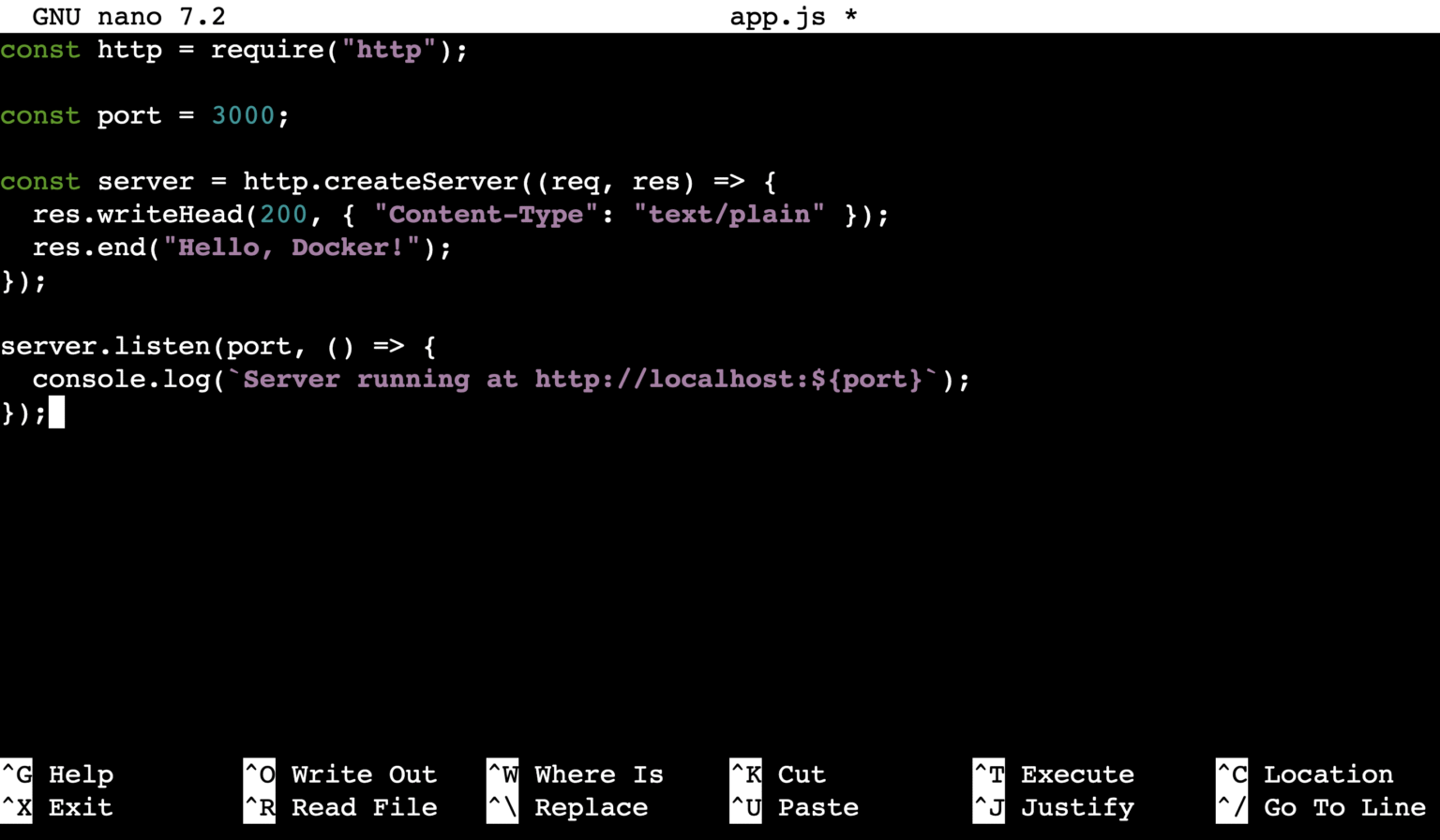How to use Node.js with Docker
