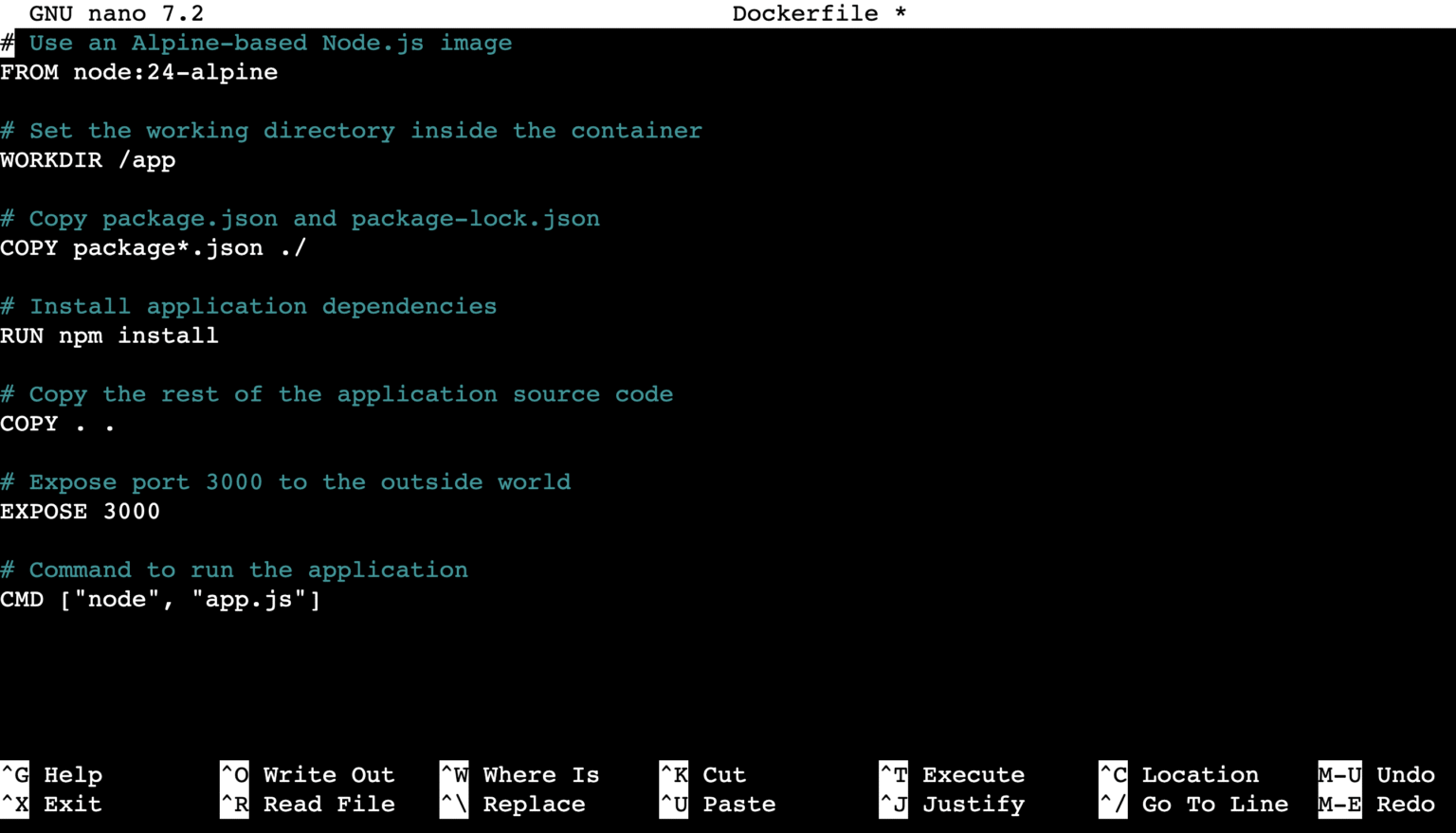 How to use Node.js with Docker
