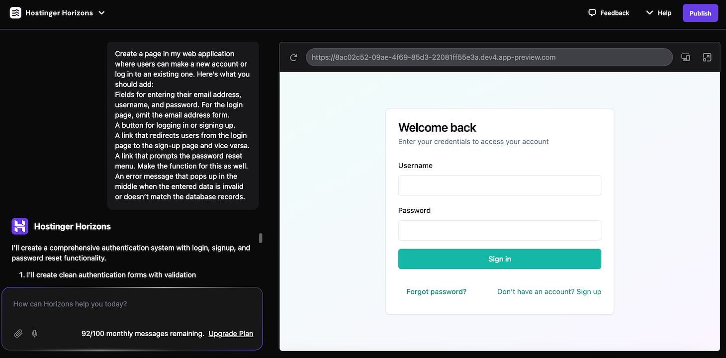 How I Built A Habit Tracking Web App With Hostinger Horizons