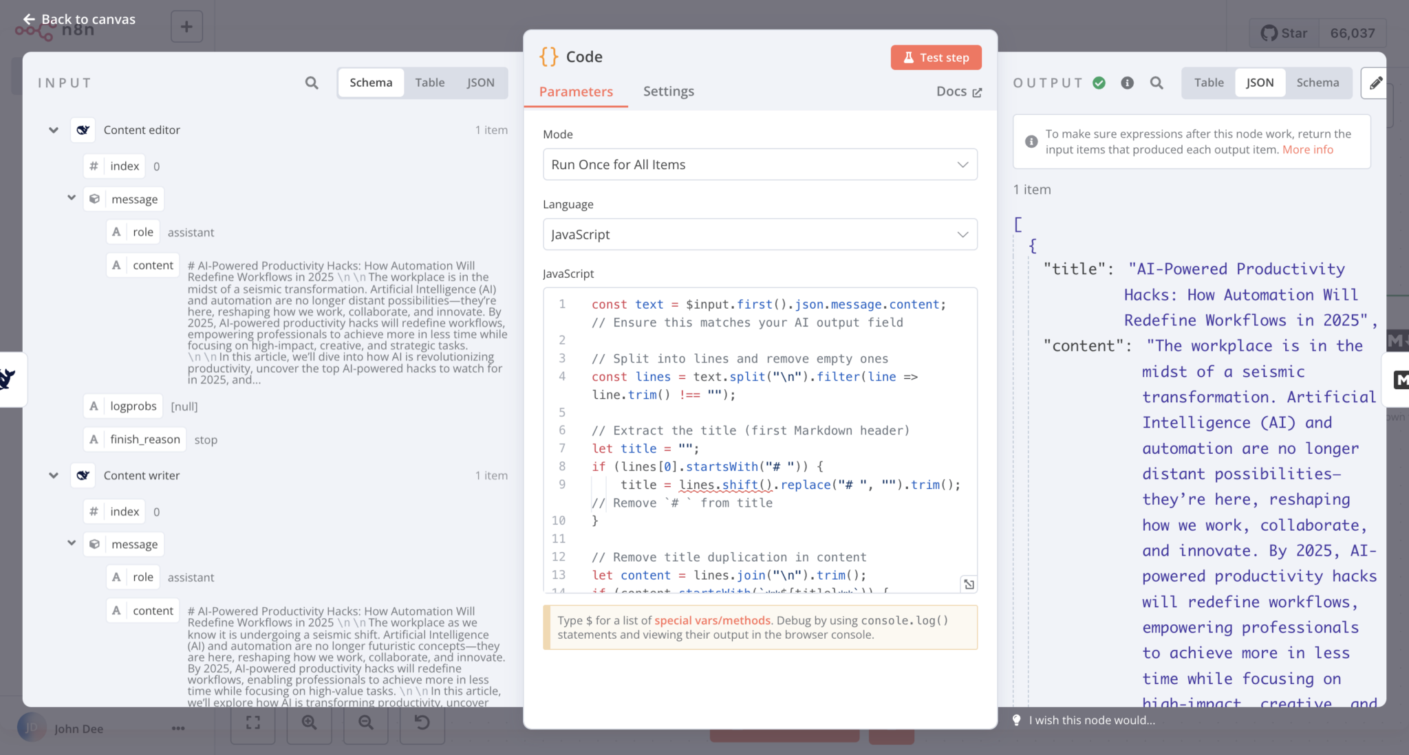 How to automate content generation with n8n