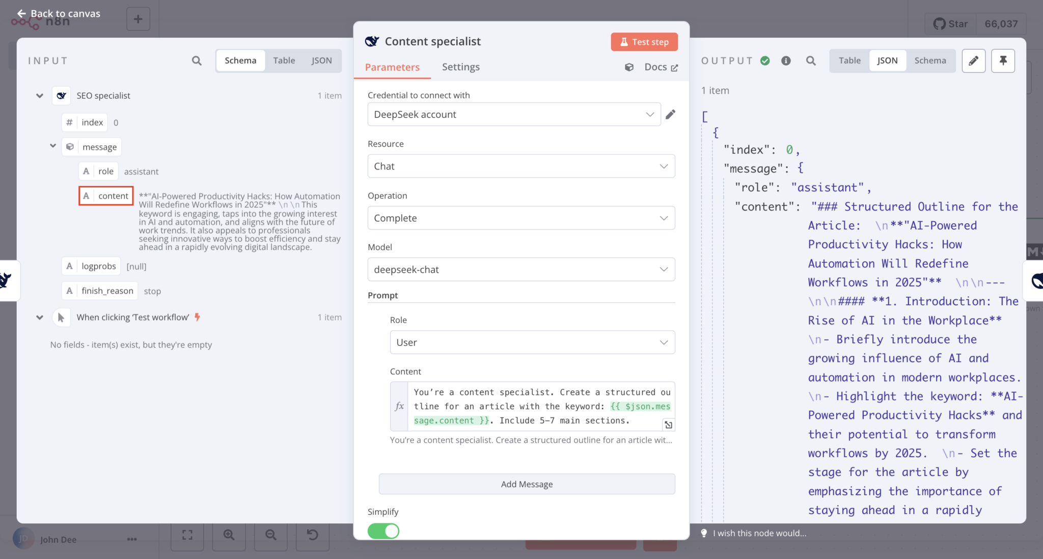 How to automate content generation with n8n