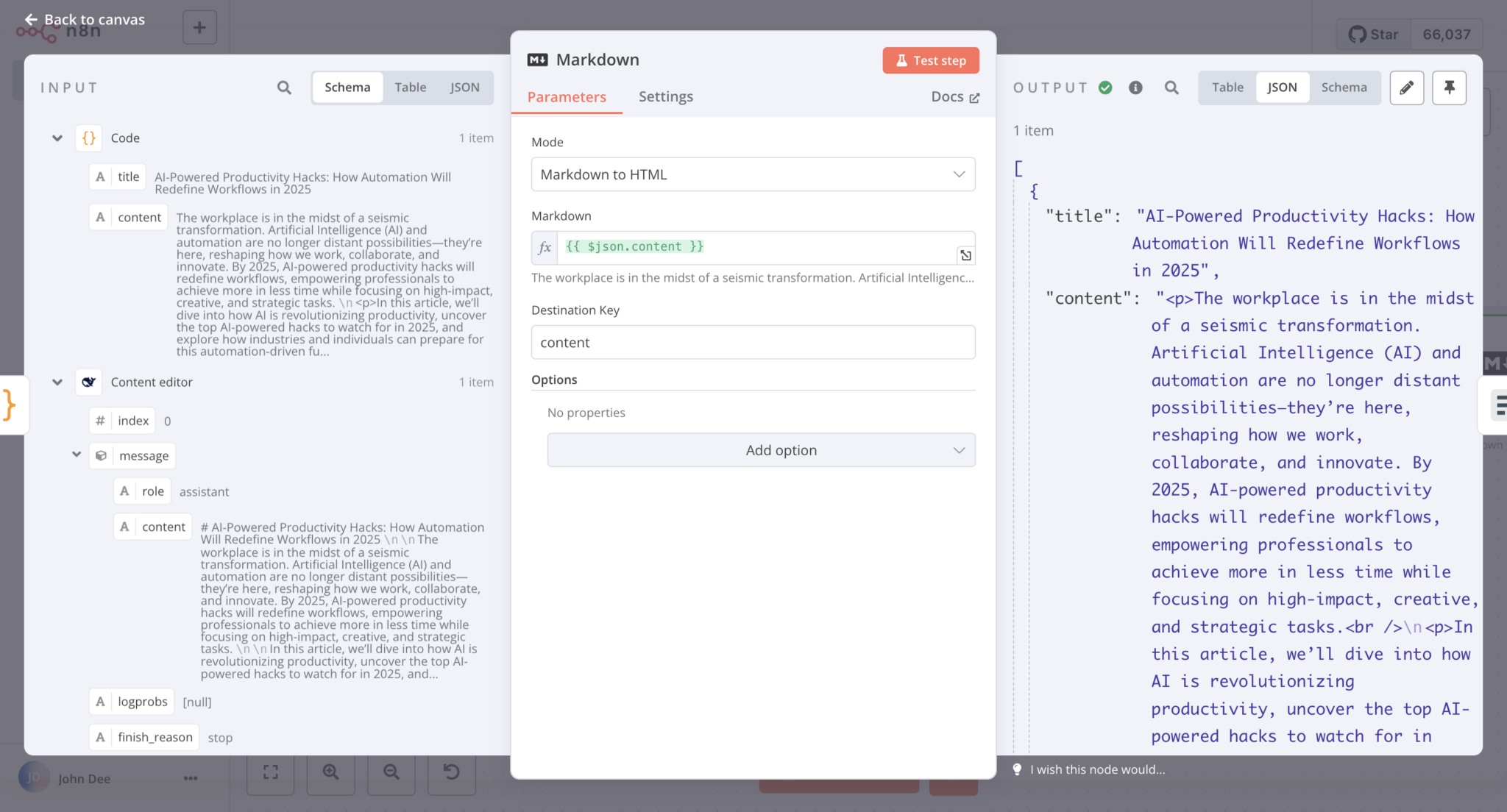 How to automate content generation with n8n
