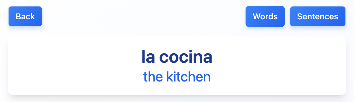 How to create a language learning web app in under one hour