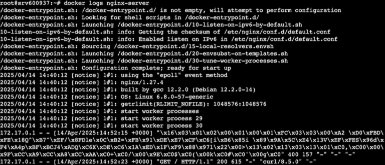 How to run Nginx in Docker