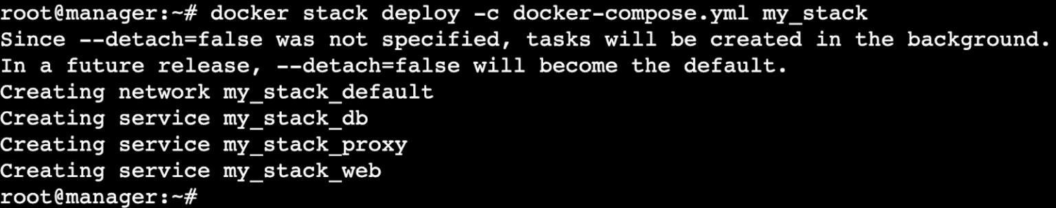 How to deploy a Docker stack with Swarm?