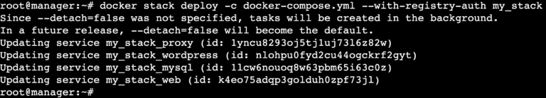 How To Deploy A Docker Stack With Swarm