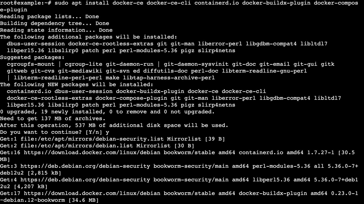 How to install Docker on Debian
