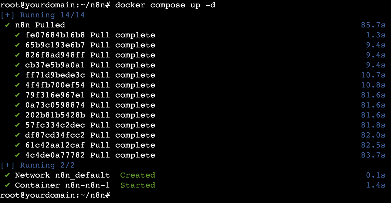 How to host n8n with Docker