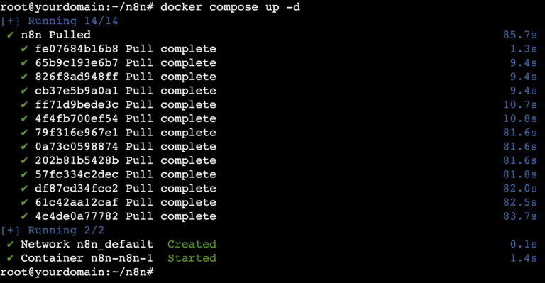 How to host n8n with Docker