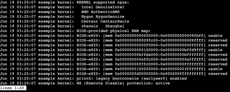 journalctl command in Linux