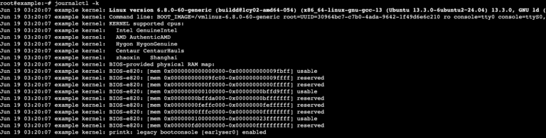 journalctl command in Linux