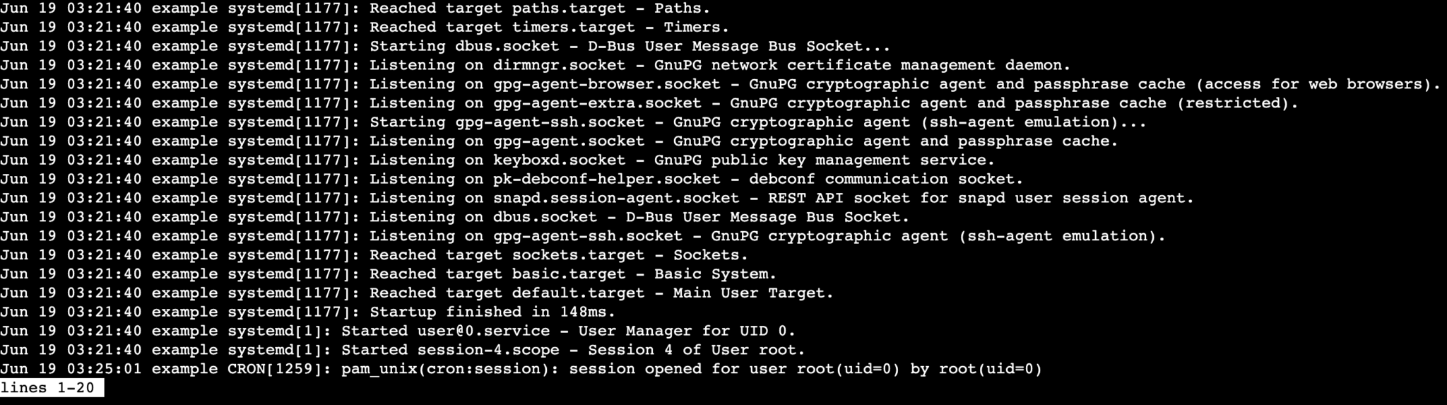 journalctl command in Linux