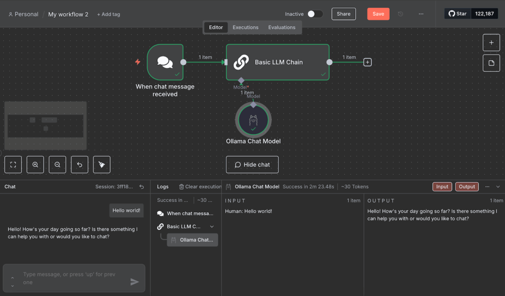 How to integrate n8n with Ollama?